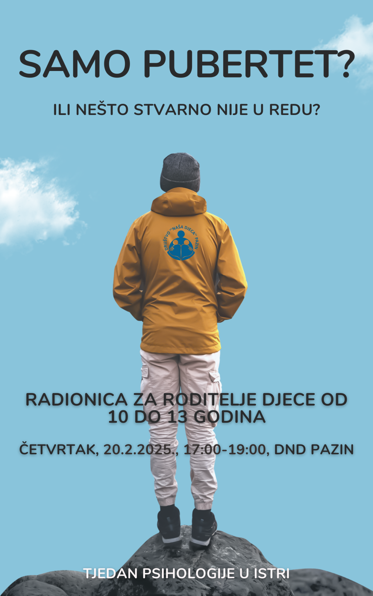 Samo pubertet? Ili nešto stvarno nije u redu? – radionica za roditelje ...